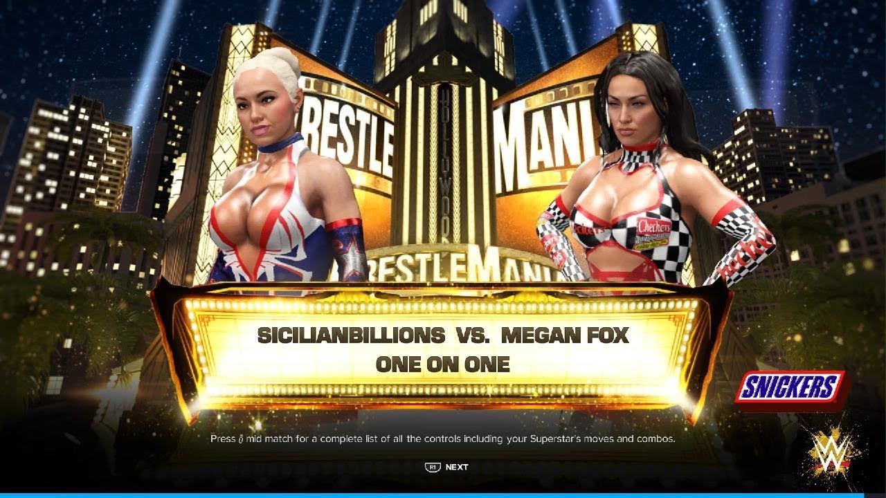 Wwe 2k24 Sicilian Billions рџ љ Megan Fox Youtube