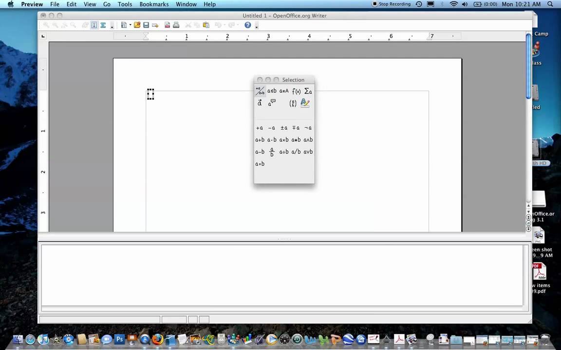 Open Office Math Youtube