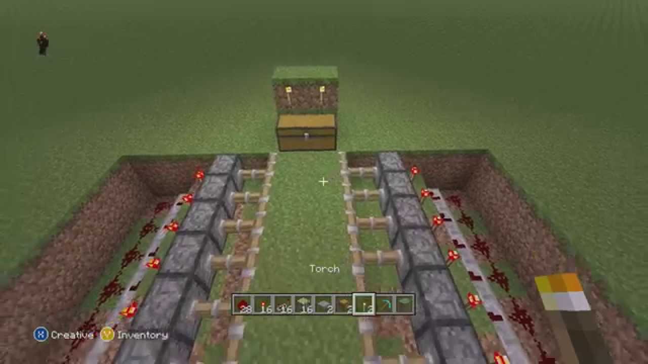Minecraft How To Build A Sticky Piston Trap Youtube