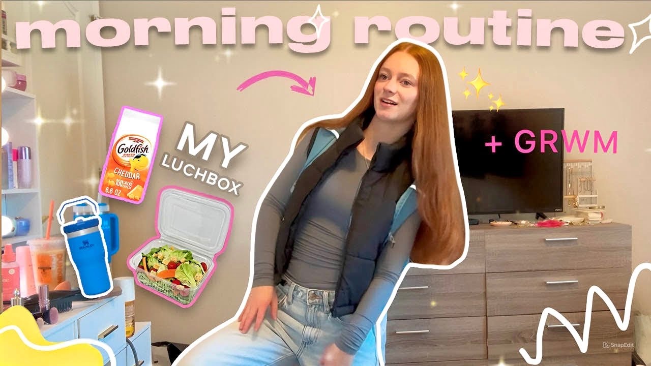 My 6am High School Morning Routine Grwm Realistic Youtube