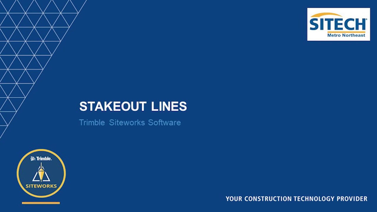 Siteworks 08 Stakeout Lines Youtube