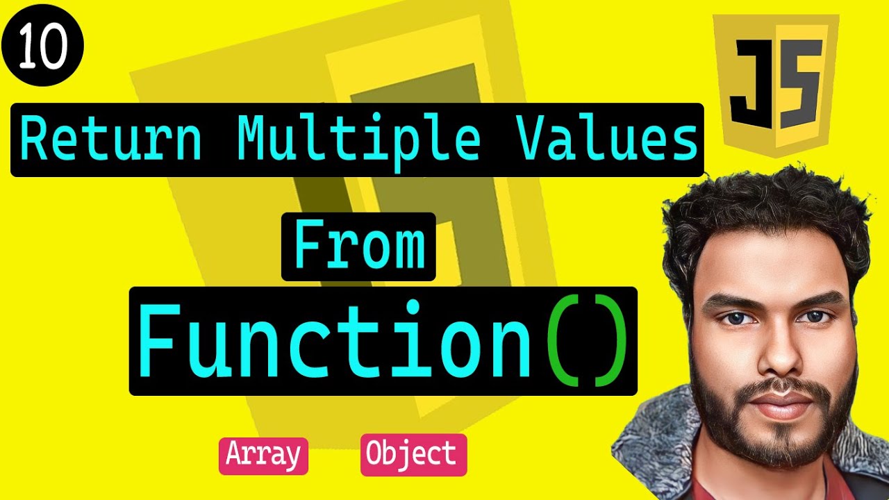 10 Return Multiple Values From Function In Javascript Youtube