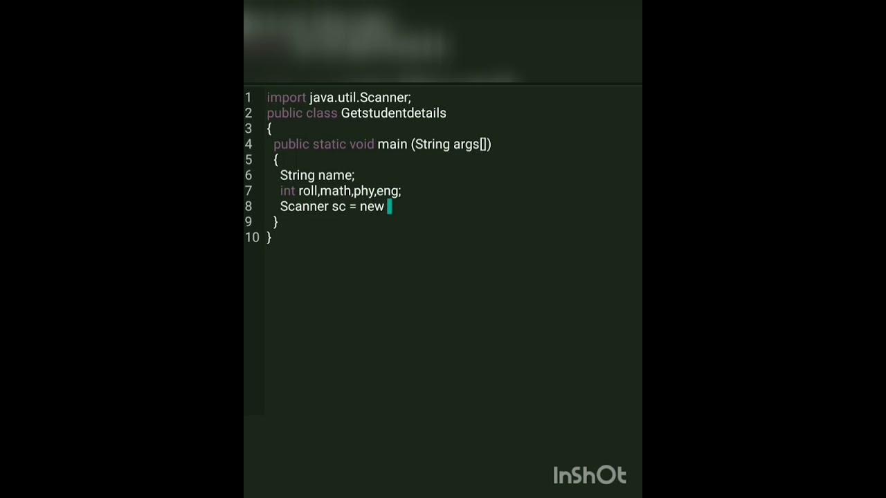 Student Details Program In Java Java Programming Youtube