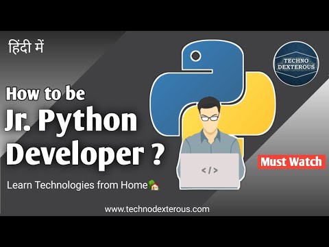 How To Be Jr Python Developer Technodexterous Hindi Youtube