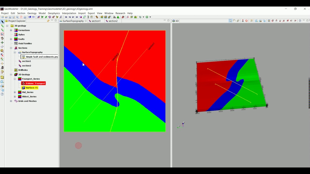 6 Creating Cross Sections Youtube