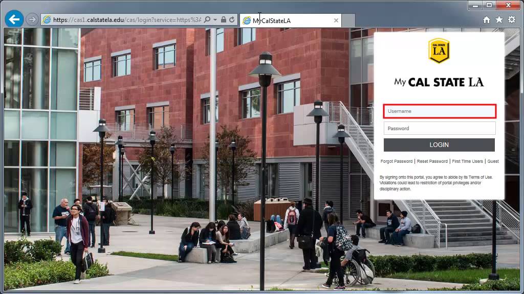 Cal State La Log In