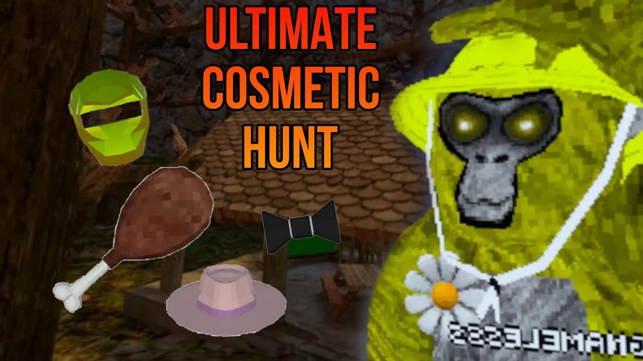 Gorilla Tag Cosmetic Hunt Youtube