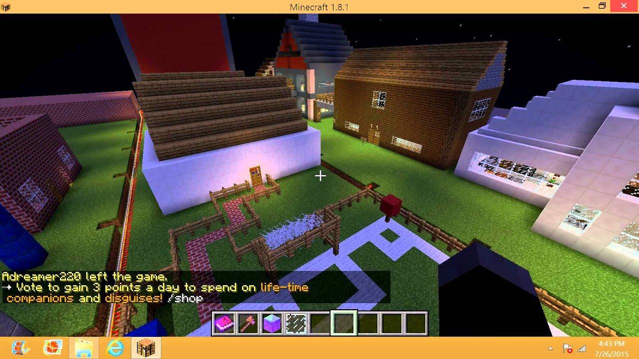 Minecraft Creative Server Plot Tour Youtube