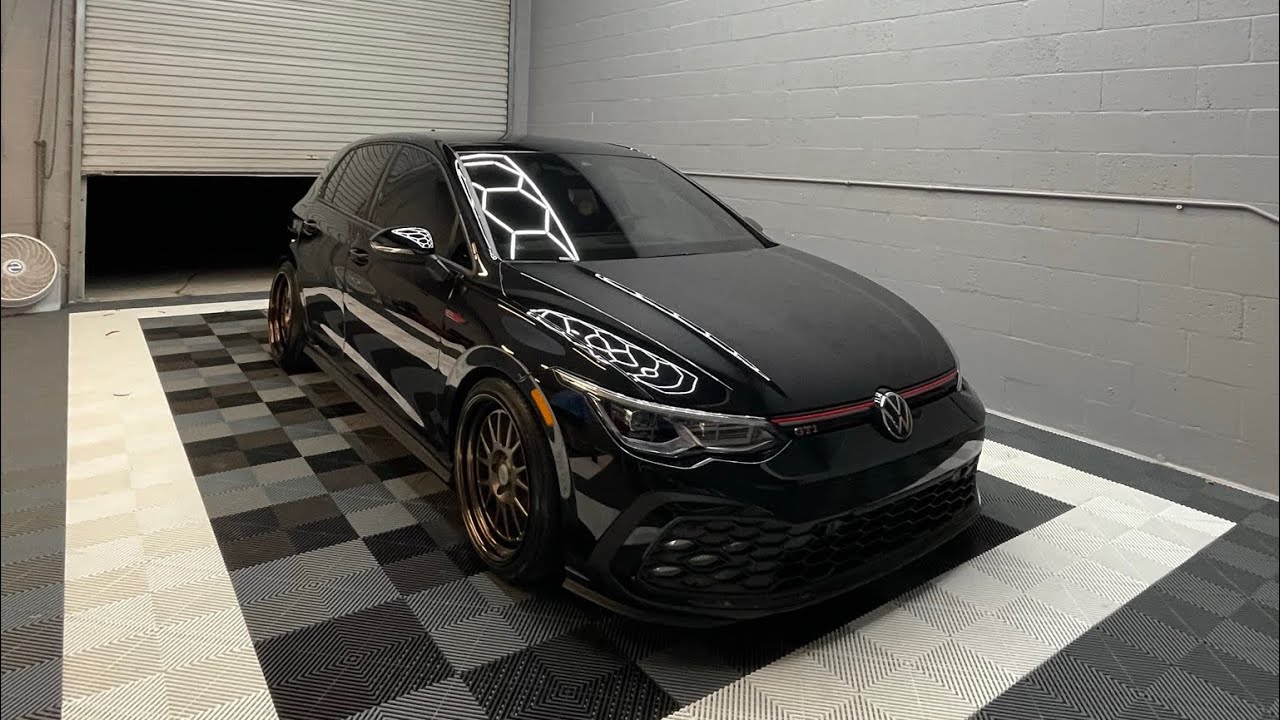 I Lowered My Girlfriends Brand New Car Mk8 Gti Youtube