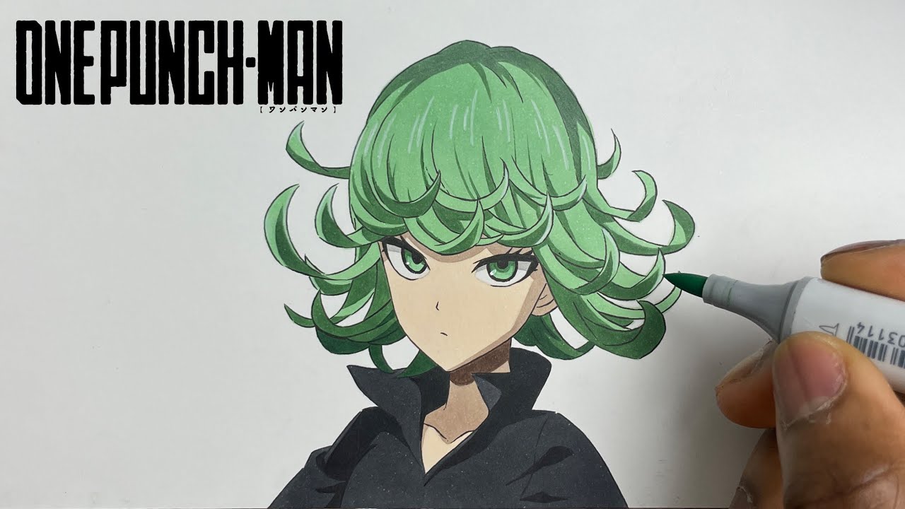 How To Draw Tatsumaki Easy One Punch Man Youtube
