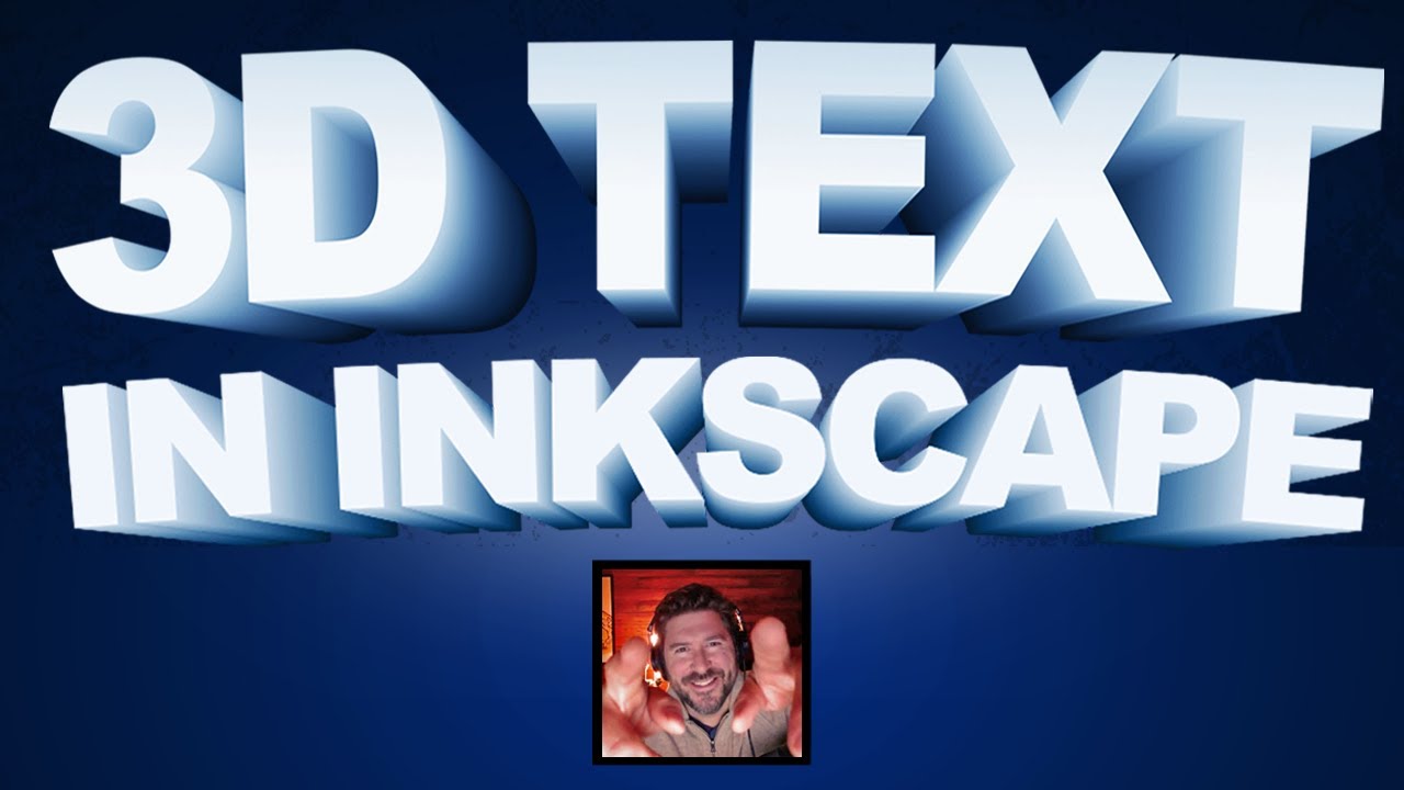 Inkscape 3d Text Tutorial How To Create 3d Block Text Designs Using