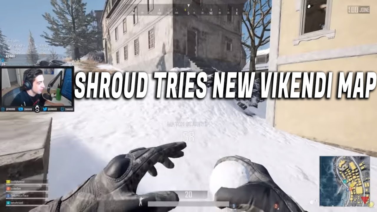 Shroud Plays New Vikendi Map On Pubg Youtube
