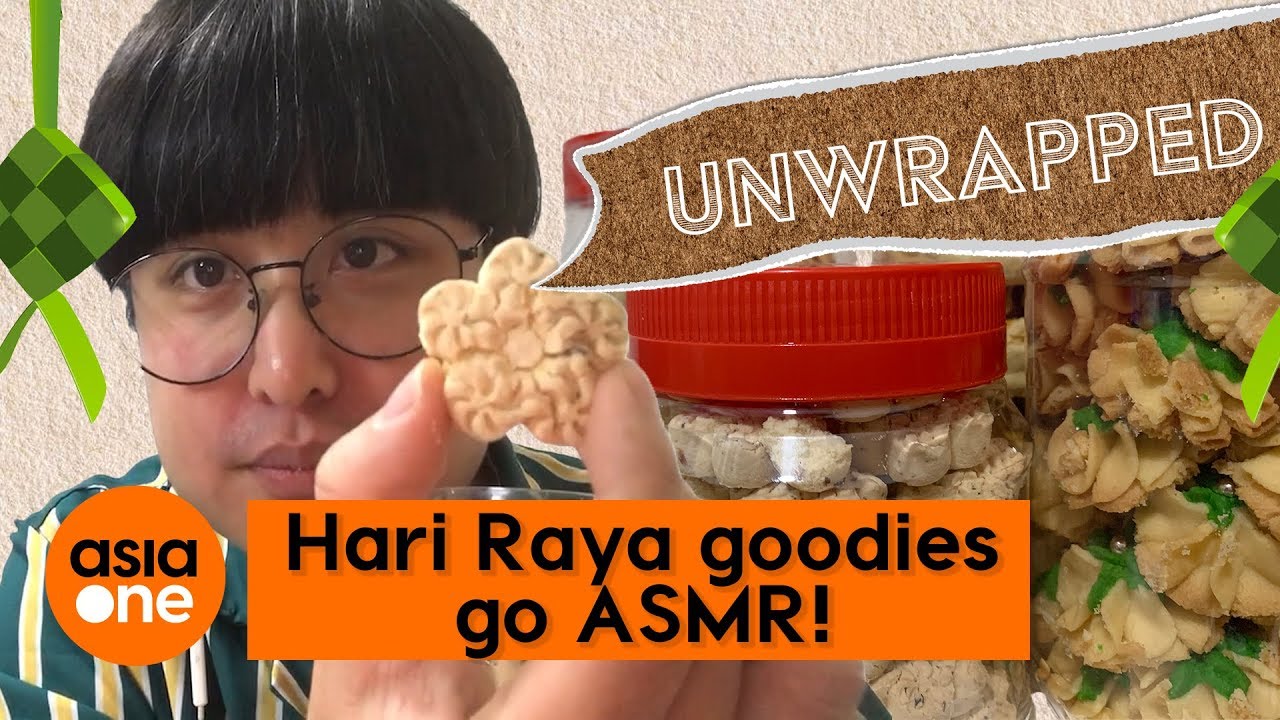 Unwrapped Hari Raya Goodies Go Asmr Youtube