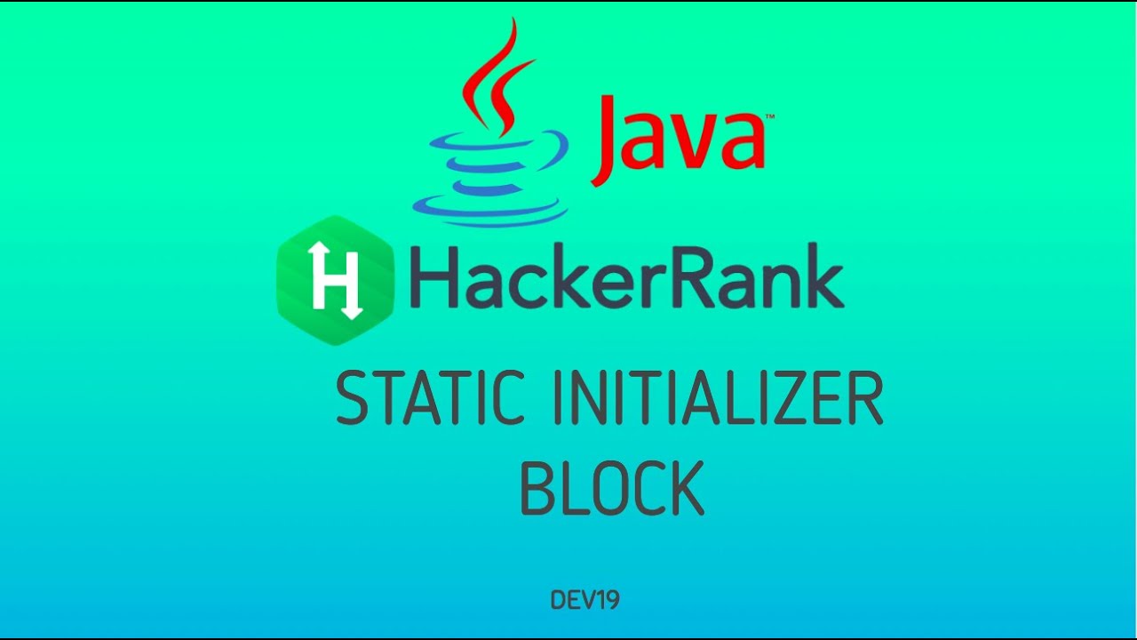 10 Static Initializer Block Hackerrank Java Solutions Youtube