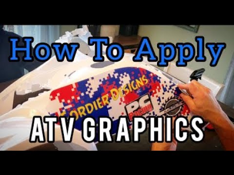 How To Apply Atv Graphics The Right Way Youtube