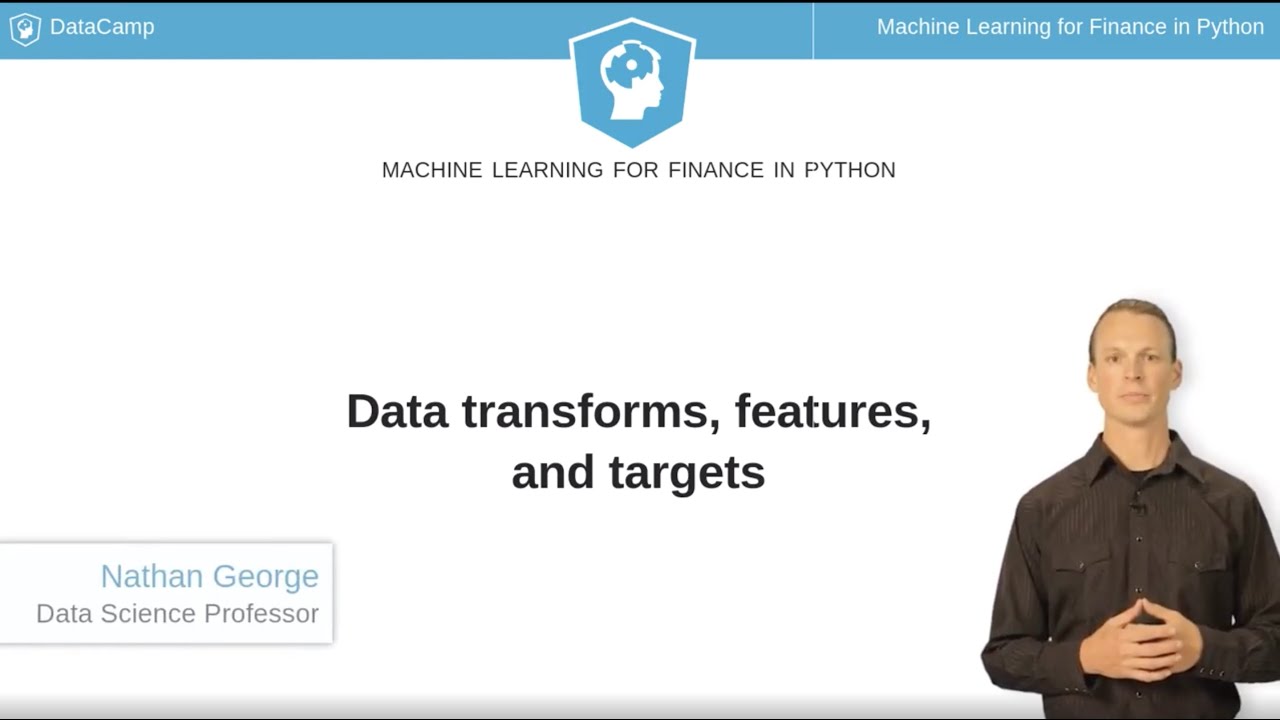 Python Tutorial Data Transforms Features And Targets Youtube