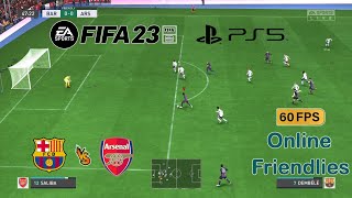 Fifa 23 Fc Barcelona Vs Arsenal Online Friendly Ps5 Arabic Commentary ...