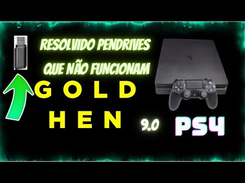 Criando Pendrive Goldhen Em Ntfs 100 Funcional Ps4 9 0 Youtube