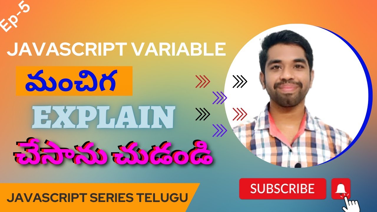Javascript Variables Explained In Telugu Episode 5 Javascript Series