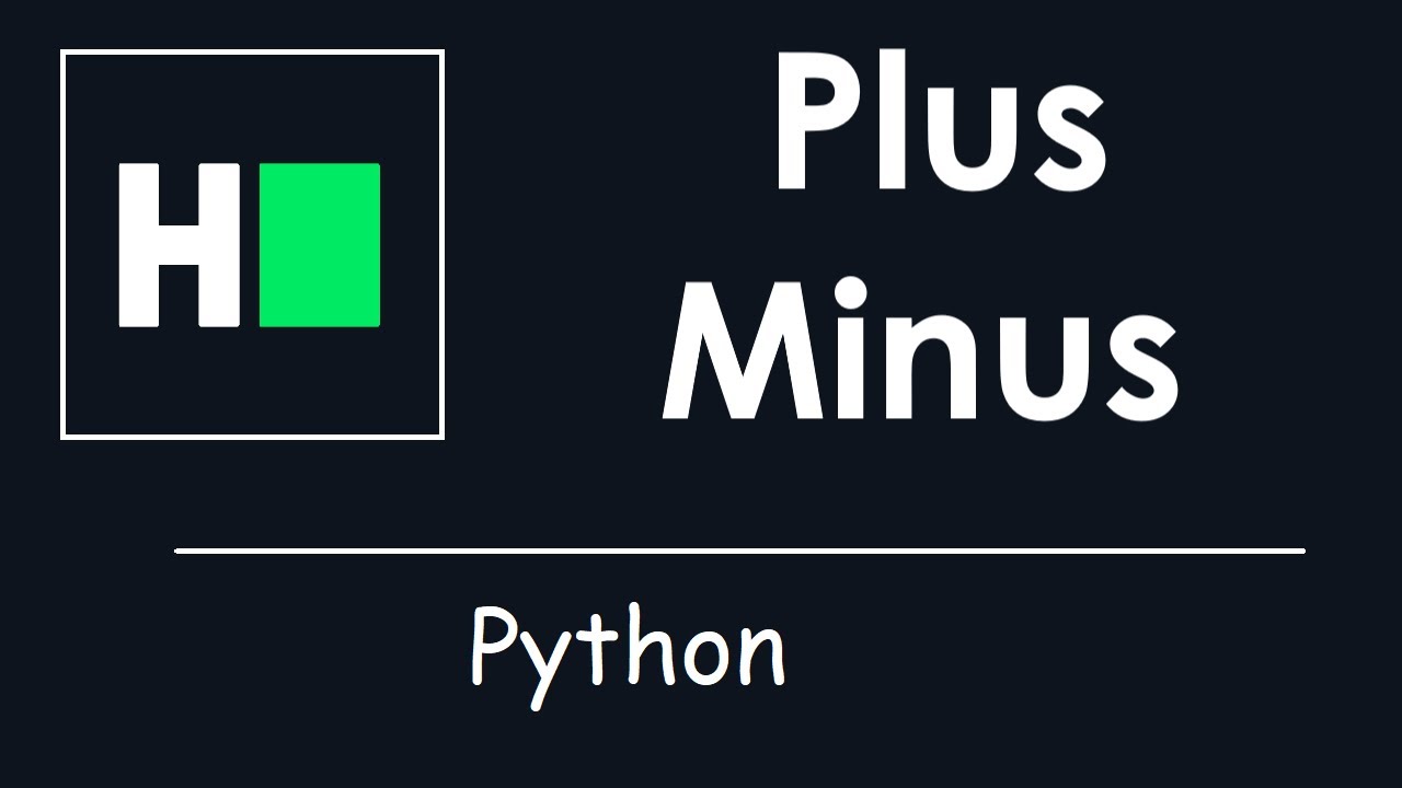 Hackerrank Plus Minus Solution Explained Python Youtube