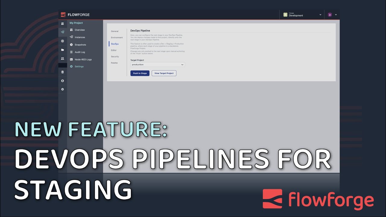 Devops Pipelines For Staging Feature Demo Flowforge Youtube