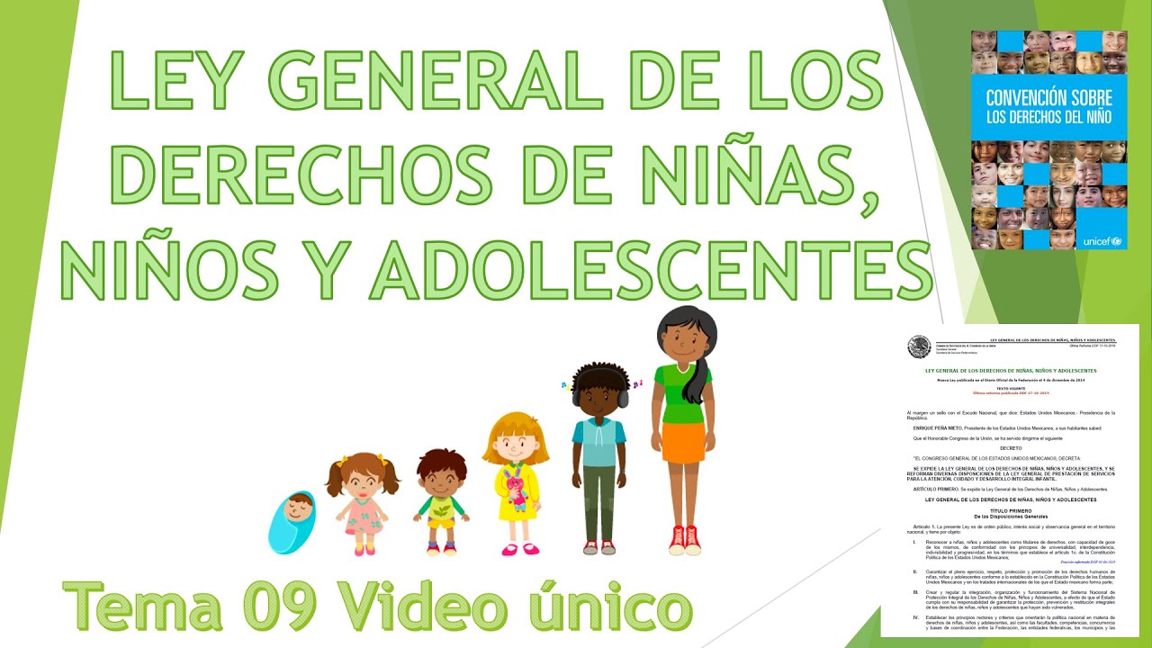 Ley General De Los Derechos De Niñas Niños Y Adolescentes Lgdnna Dof