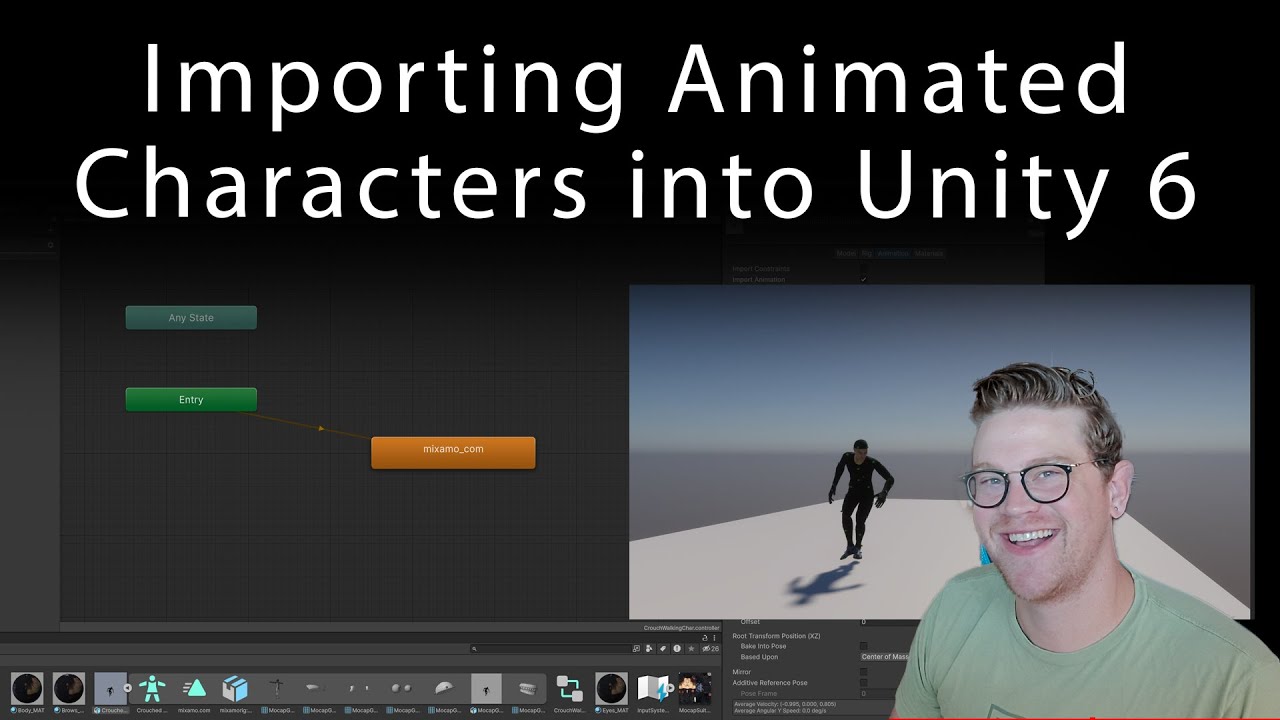 Importing Animated Characters Into Unity 6 Youtube