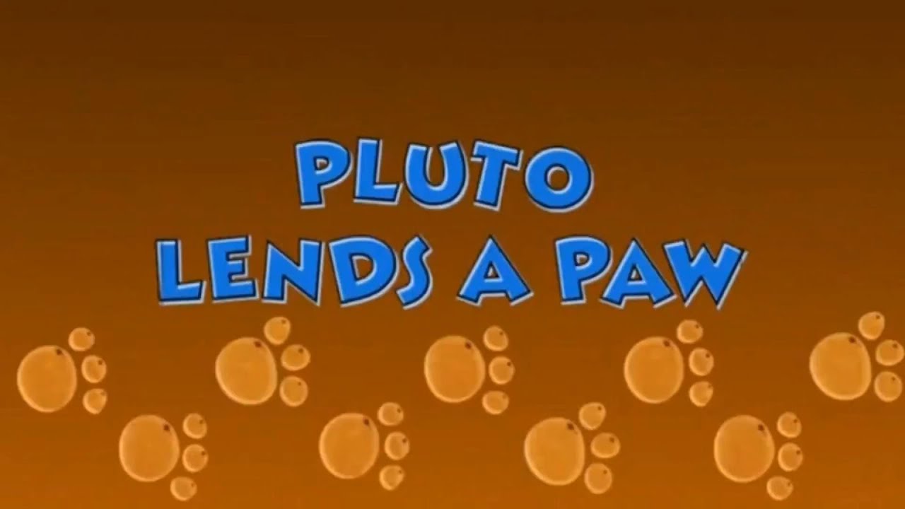 Pluto Lends A Paw Oh Toodles Mystery Mouseketool In Inverted Colors