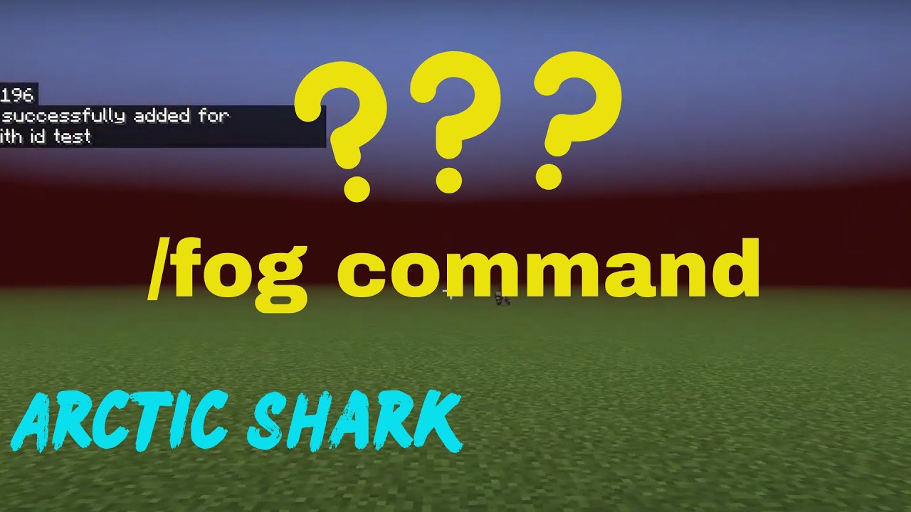 Minecraft Bedrock Fog Command Nether Fog End Fog And More Youtube