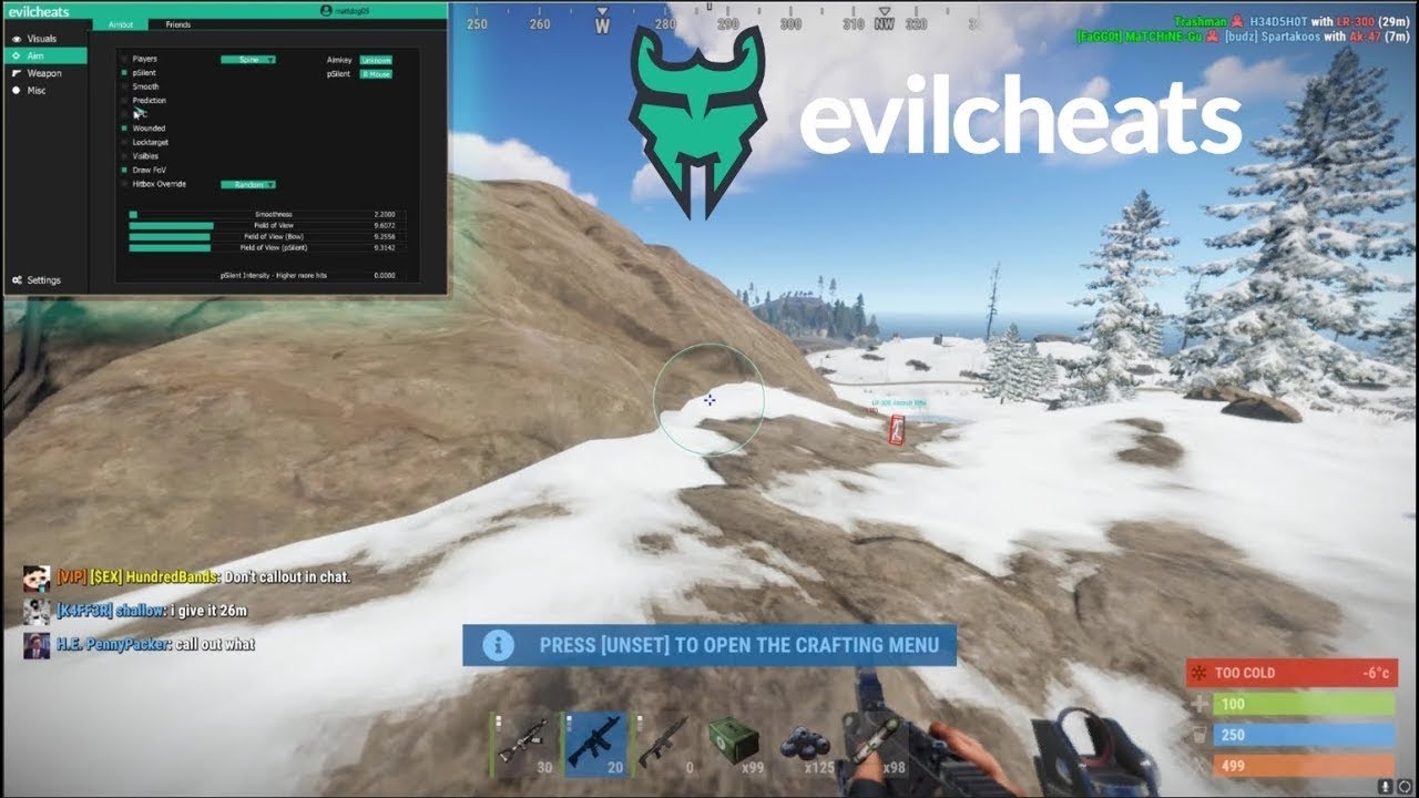 Rust Cheats Gameplay Feat Evil Cheats Official Video Youtube