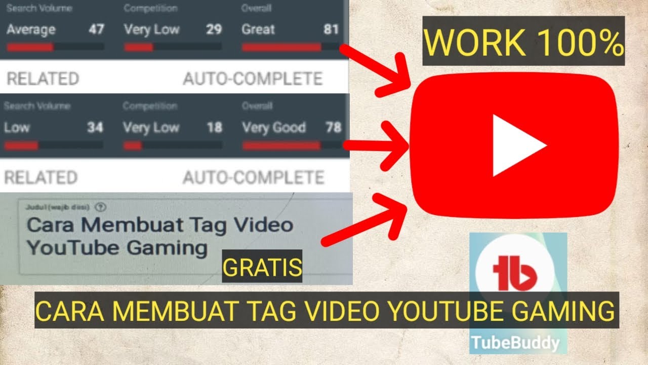 Cara Membuat Tag Video Youtube Gaming Youtube