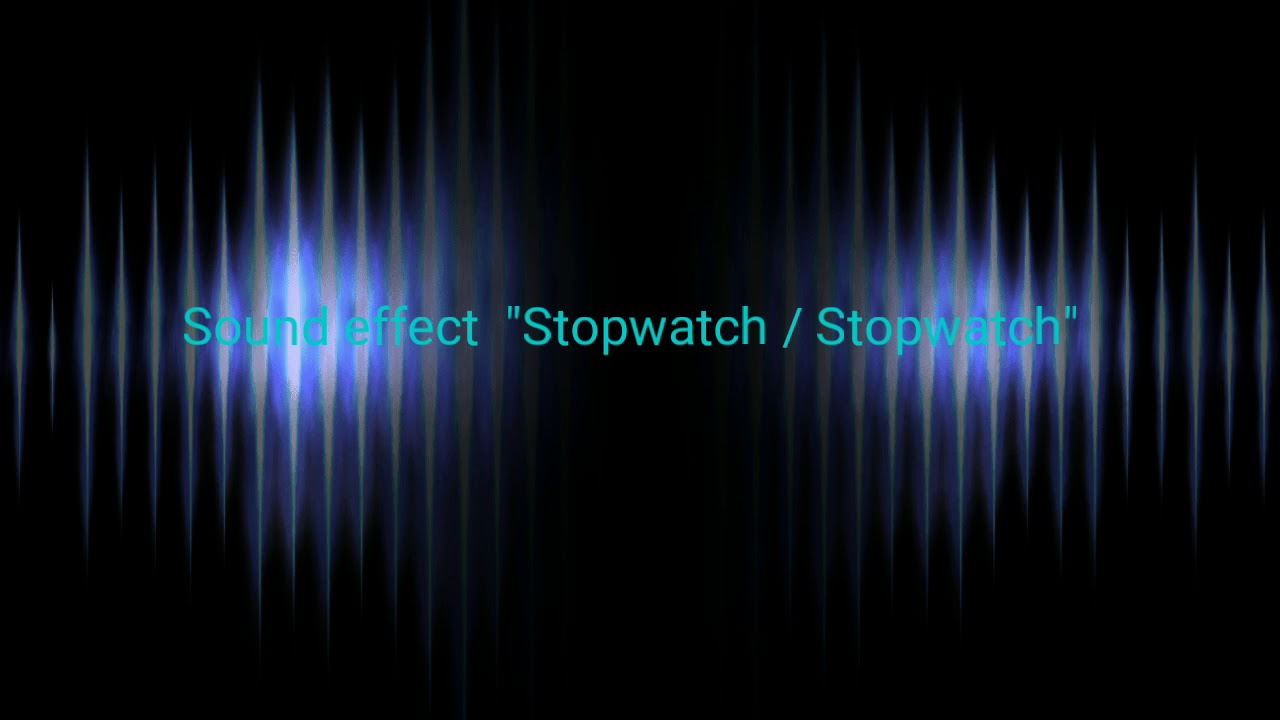 Sound Effect Stopwatch Stopwatch Youtube