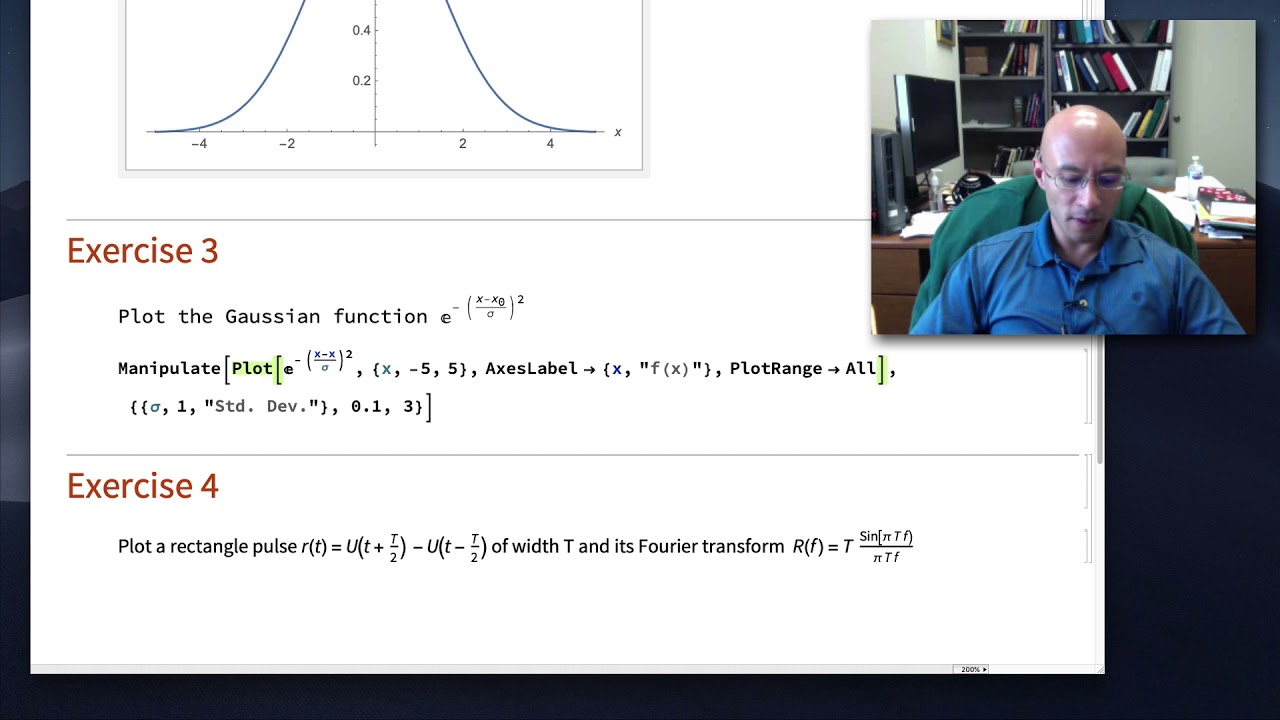Mathematica Introduction To Plotting And The Manipulate Command Youtube