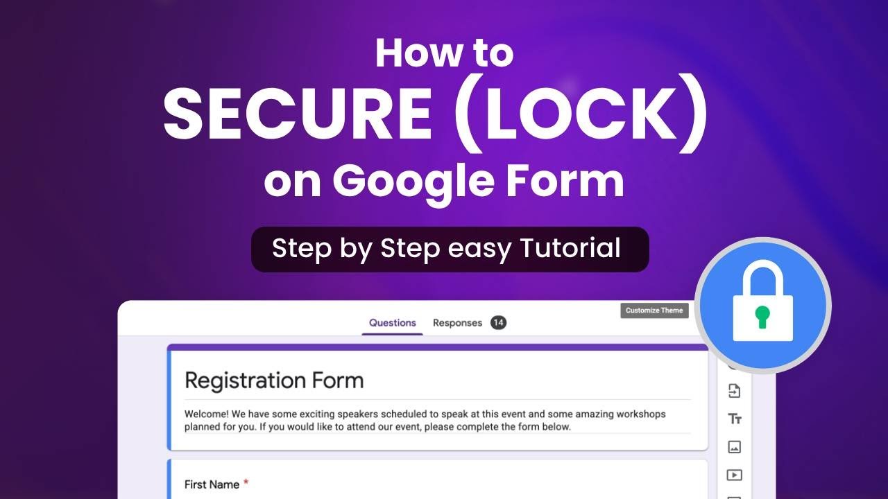 How To Secure Lock Google Form 2024 Google Forms Mastery Youtube
