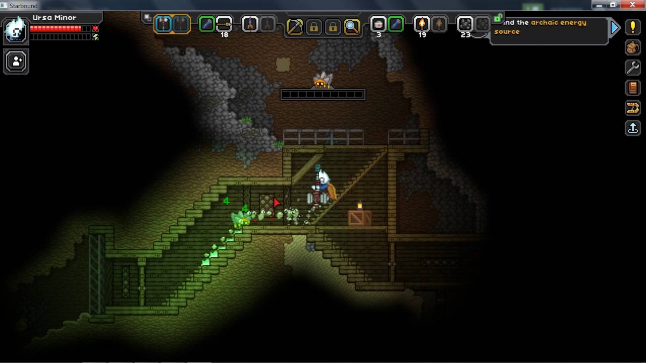 Starbound 2 In The Mines Youtube
