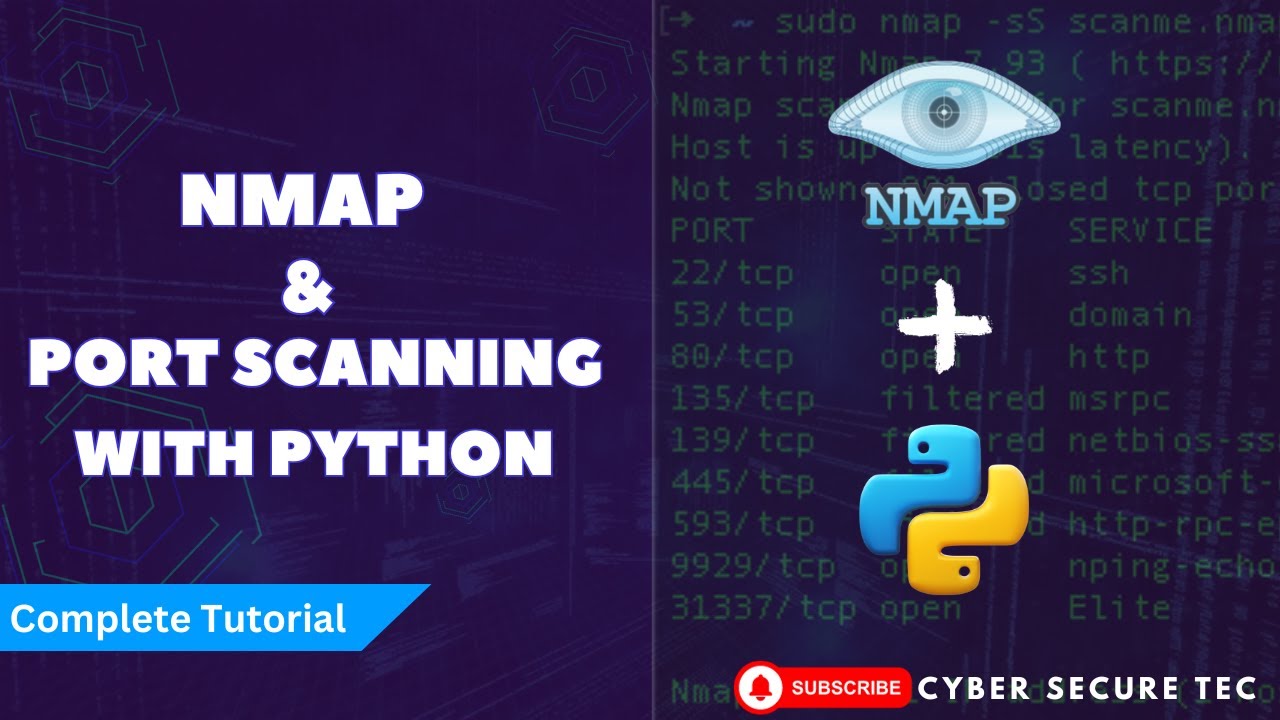 Introduction To Nmap Scanner Module With Python Code Complete
