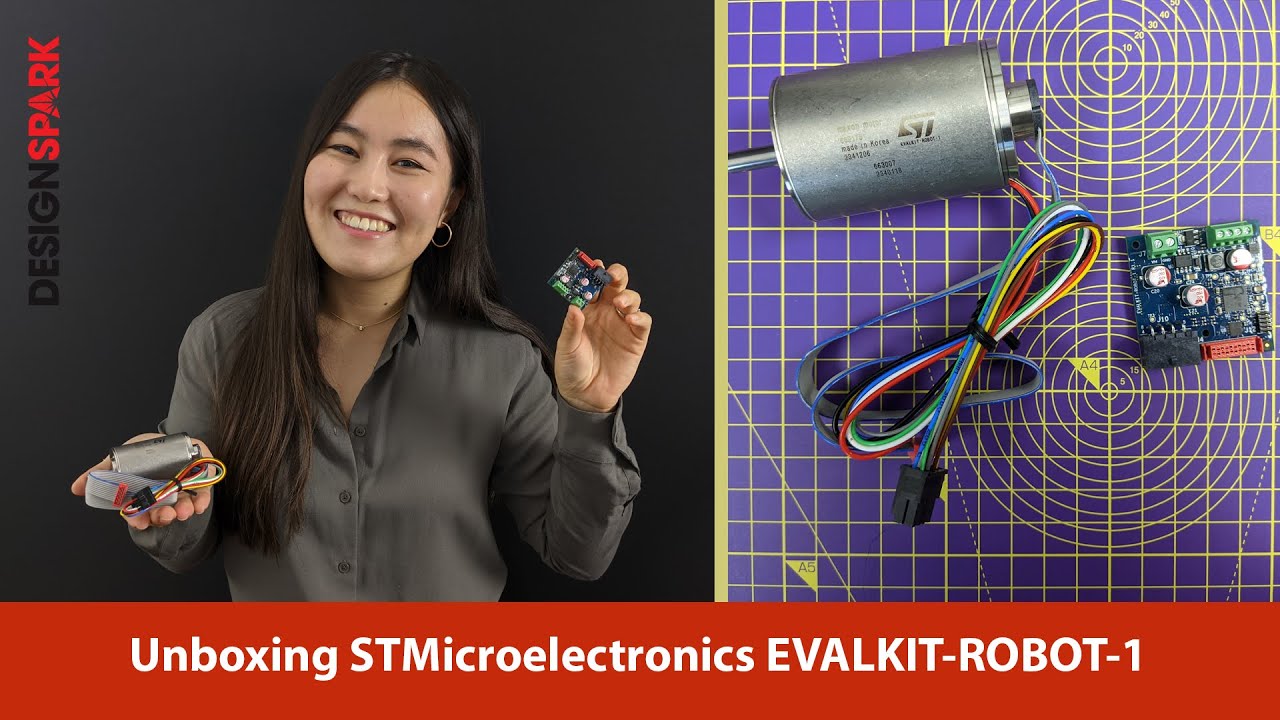 Stmicroelectronics Evalkit Robot 1 Designspark Unboxing Youtube