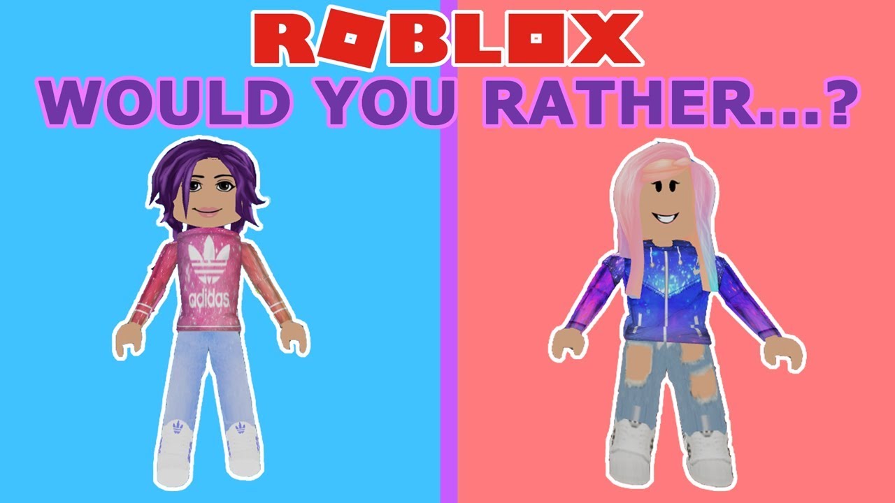 Roblox Would You Rather Alpha Janet And Kate Youtube