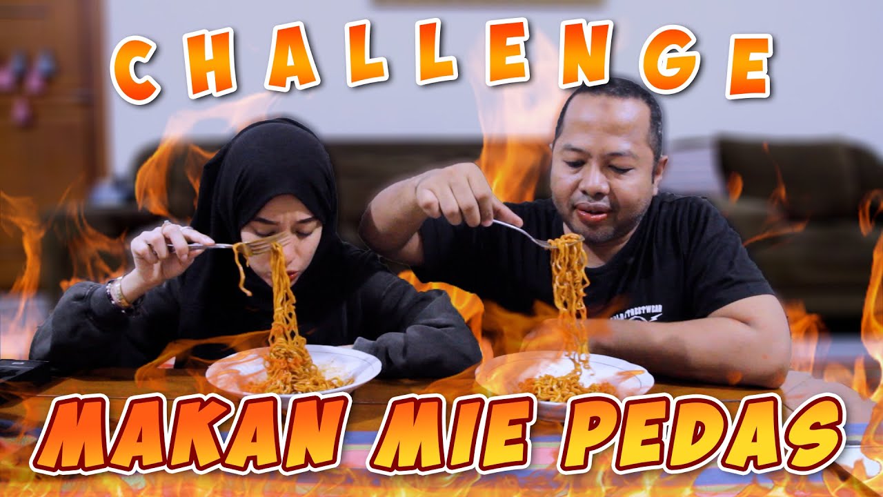 Challenge Battle Makan Mie Pedas Youtube