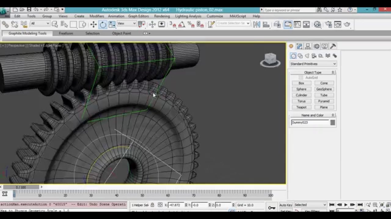 3ds Max Basic Mechanical Rigging And Animation Youtube
