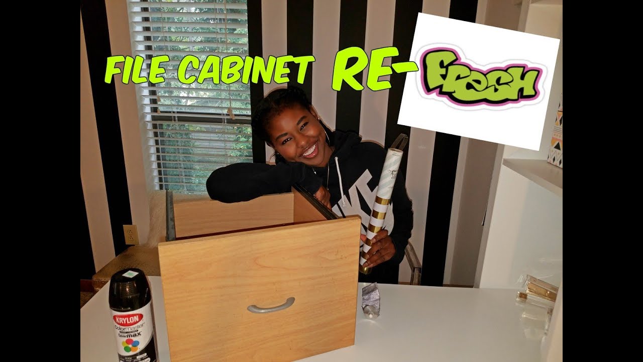 The Best Diy File Cabinet Makeover Crafting With Cass Youtube
