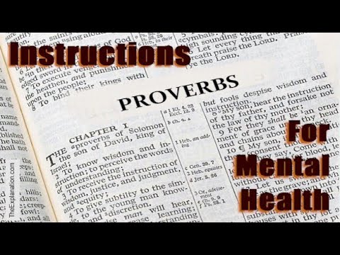 You Can T Have Mental Health Without This Proverbs Ancient Wisdom