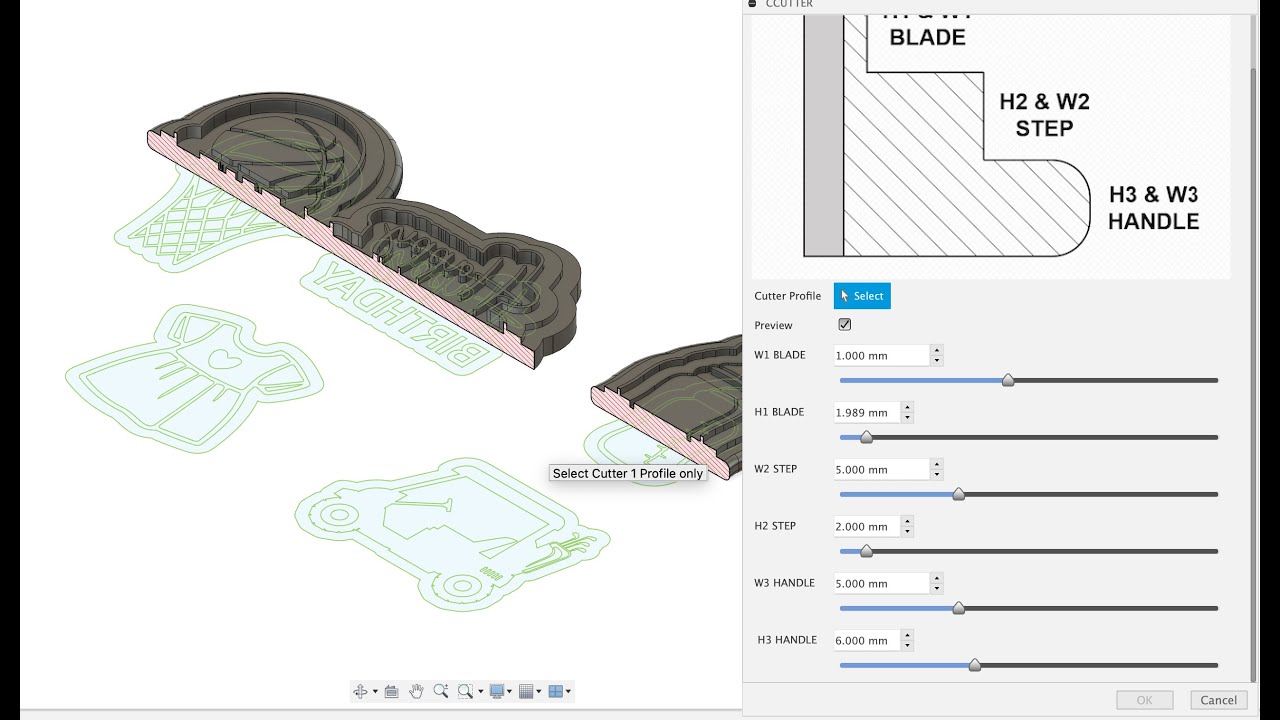 Autodesk Fusion 360 Script And Addins Cookies Cutter And Stam Youtube