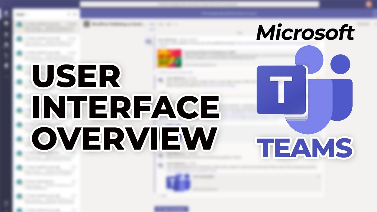 Microsoft Teams User Interface Overview Youtube