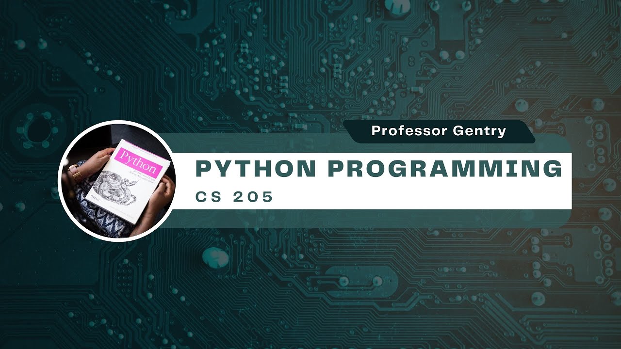 Python Programming Lecture 6 Youtube