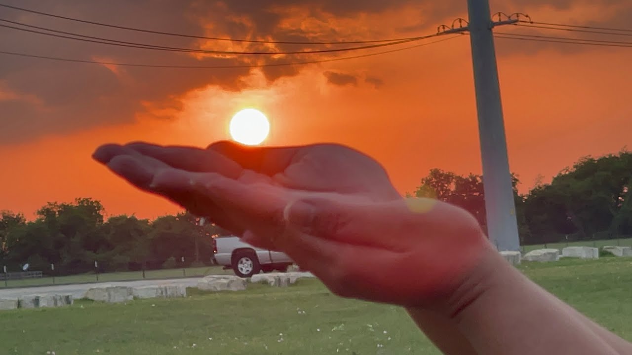 Getting The Sunset In Pflugerville Texas Youtube