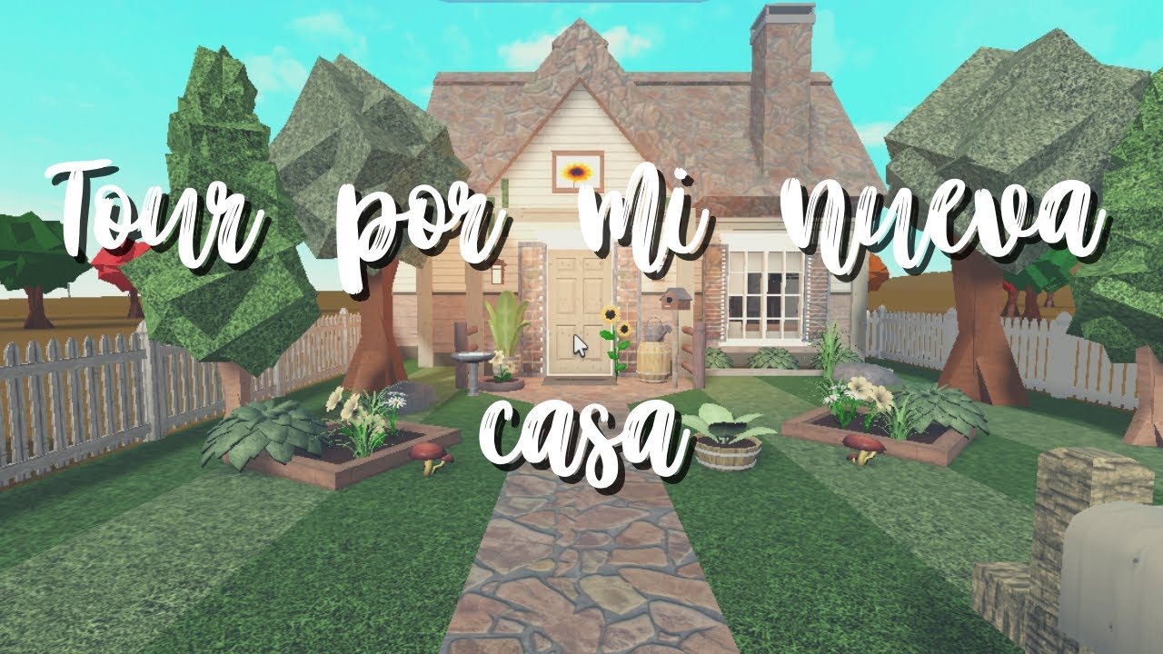 Tour Por Mi Nueva Casa En Bloxburg Youtube