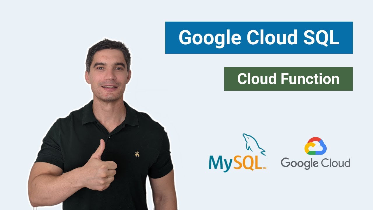 Connect Google Cloud Sql To A Python Cloud Function Youtube