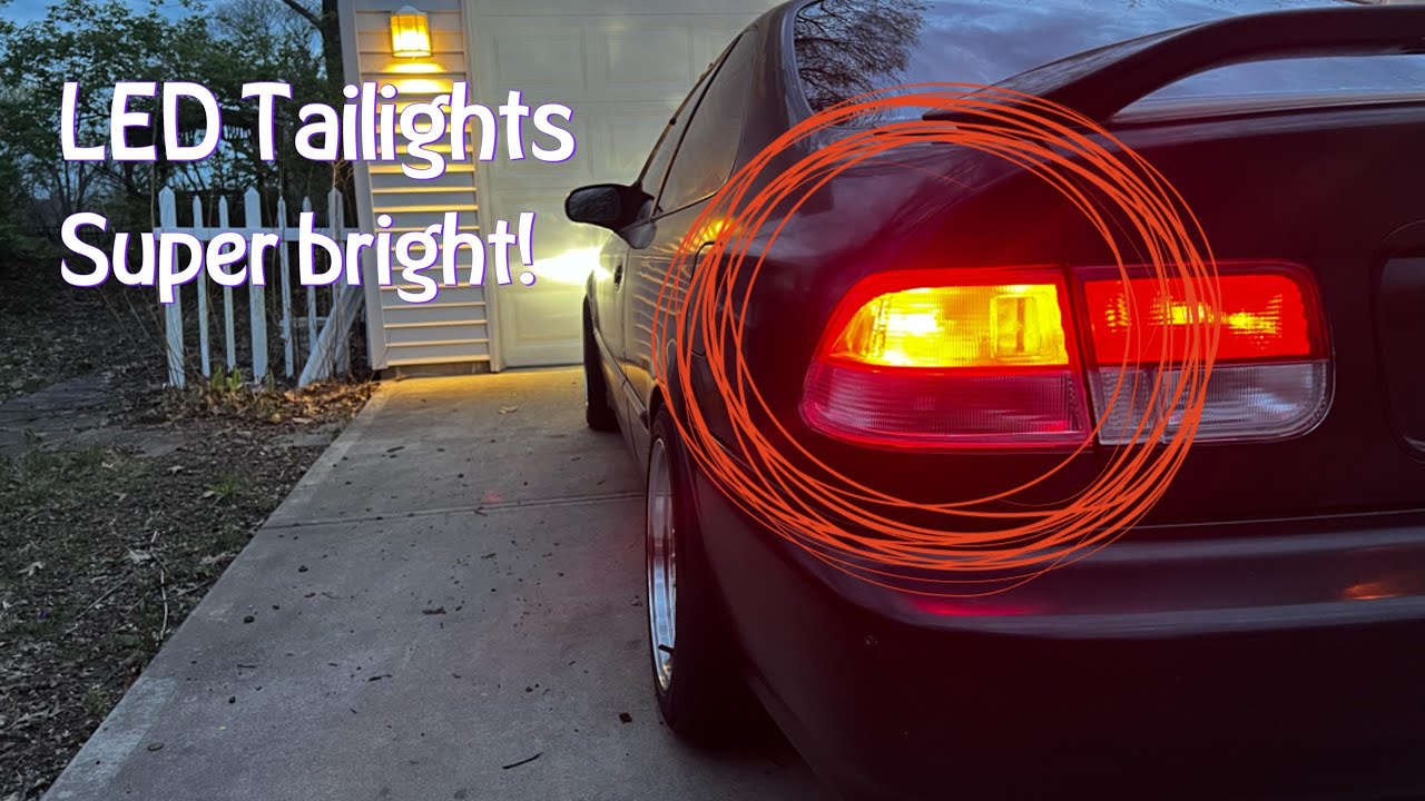 Installing Led Headlights On My Civic Youtube