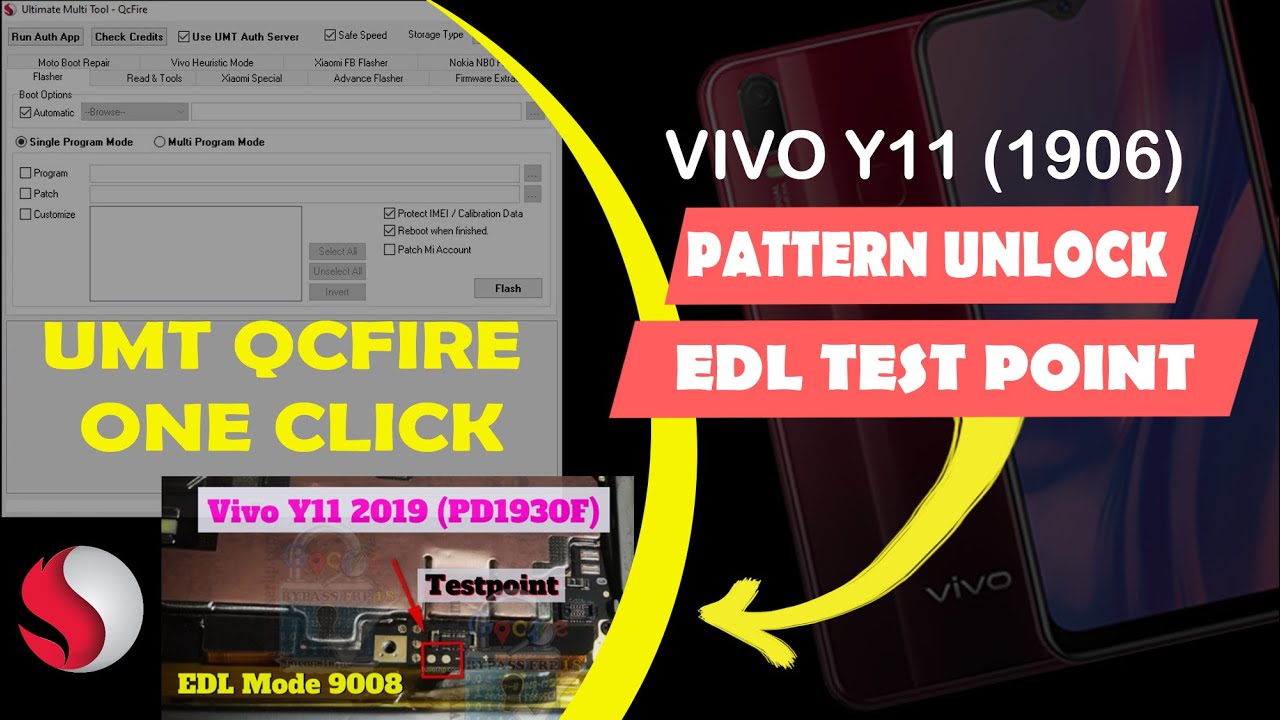 Vivo Y11 Pattern Unlock Umt Youtube